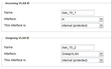 Creating VLANs