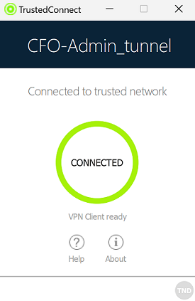 Configuring the TrustedConnect Panel